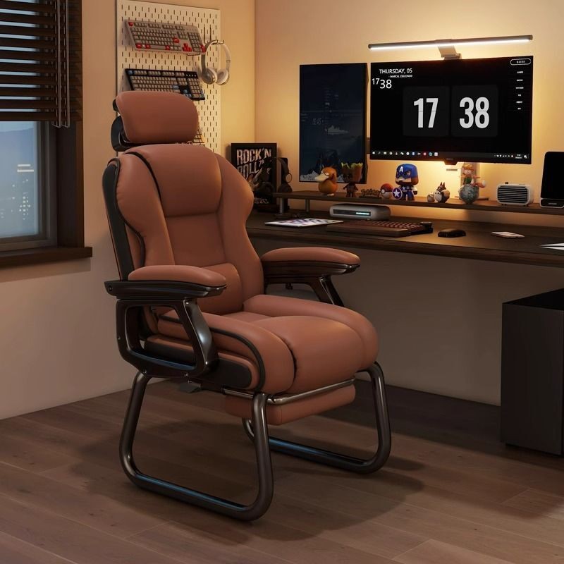Computer chair, comfortable sitting bow shaped chair, reinforced office ...