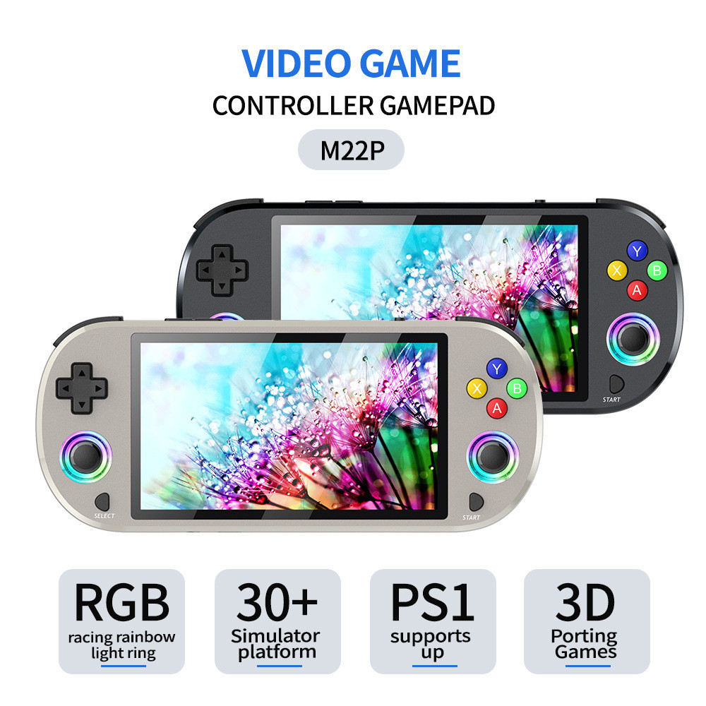 SG Local-（Christmas Gift）M22 Pro Handheld Retro Game Console 5.0'' IPS ...