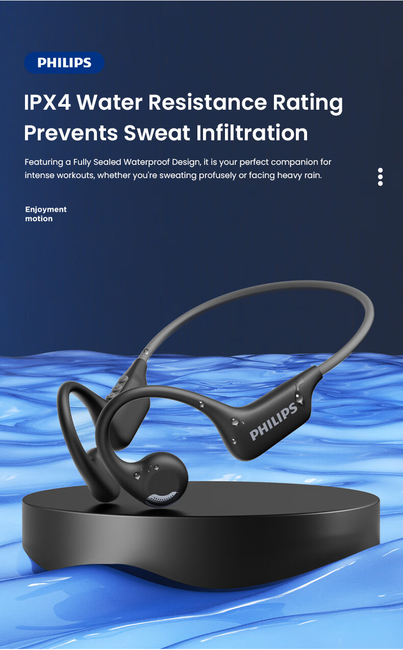 Philips Open-Ear Bone Conduction Sports Headphones TAA1708 | Shopee ...
