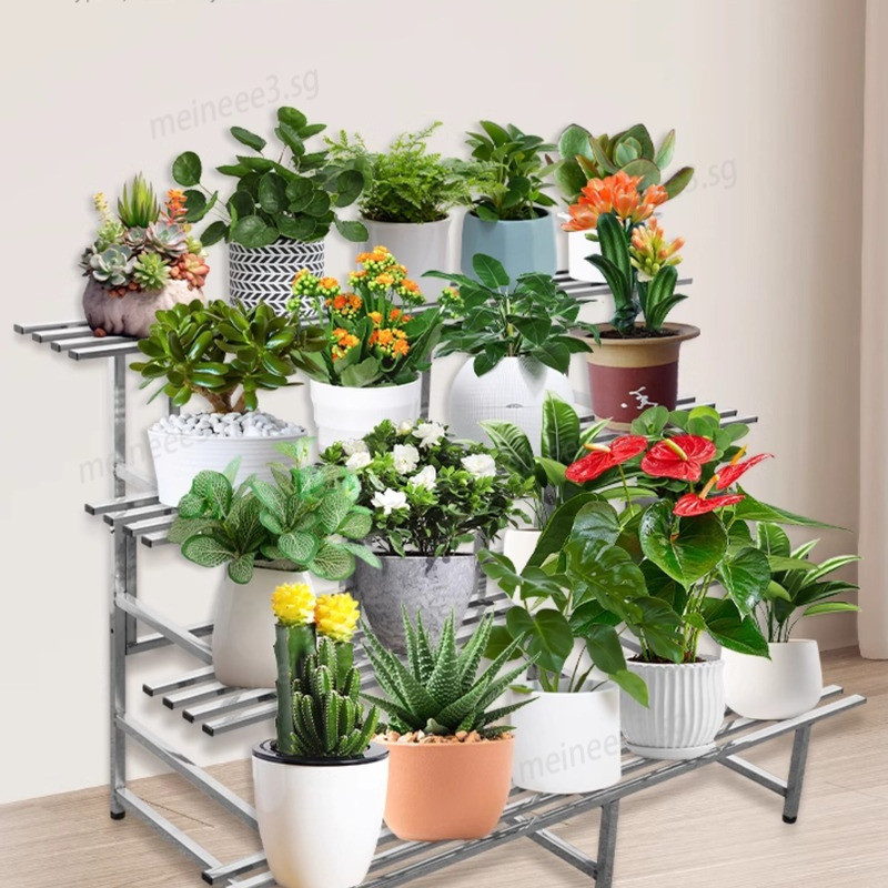 Plant Stand Stainless Steel Flower Rack Succulent Plant Rack Wrought ...