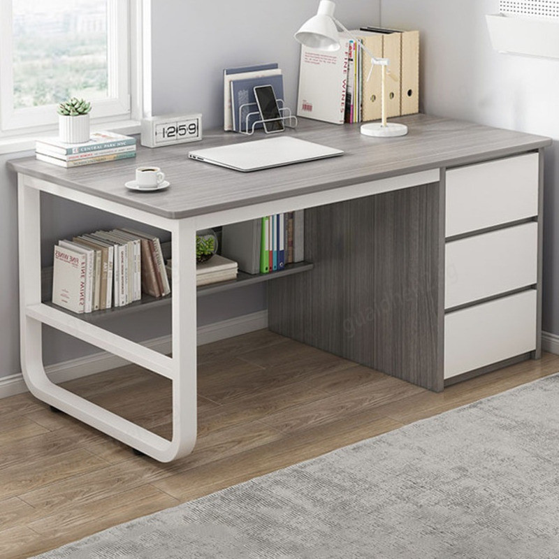 Study Table Student Thickening Writing Desk Simple Economy Drawer Desk ...