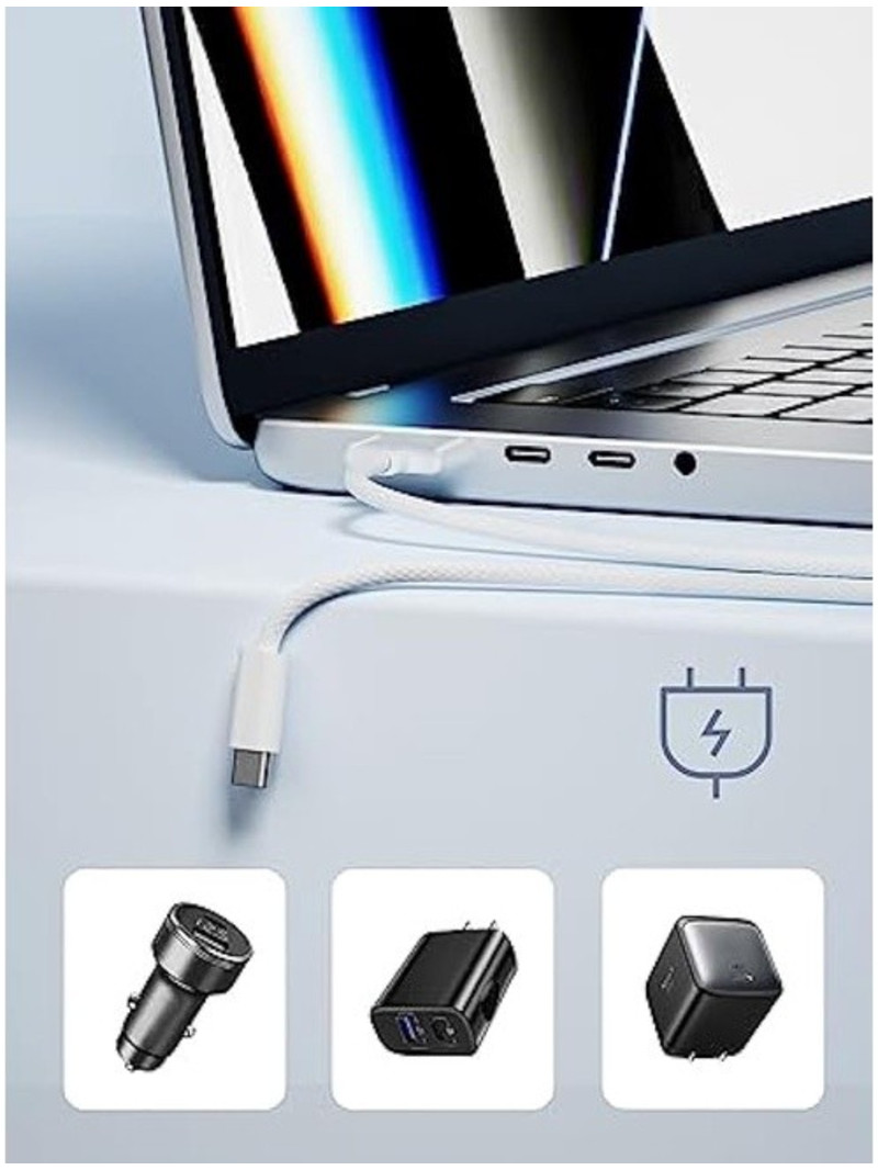 140W USB-C Type C to Magnetic 3 Cable, Compatible with 2024 MacBook Pro ...