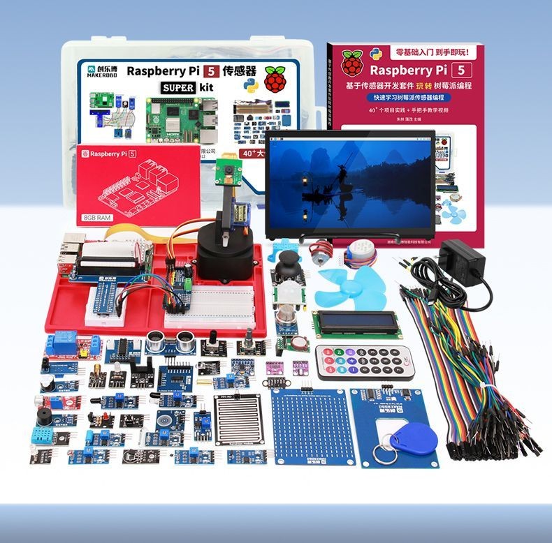 Raspberry Pi5 Raspberry Pi 5 Getting Started Learning Kit Sensor ...