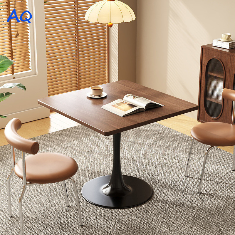 RAQ Unique Bar Table Coffee Table Dining Table Vwalnut Color Square ...