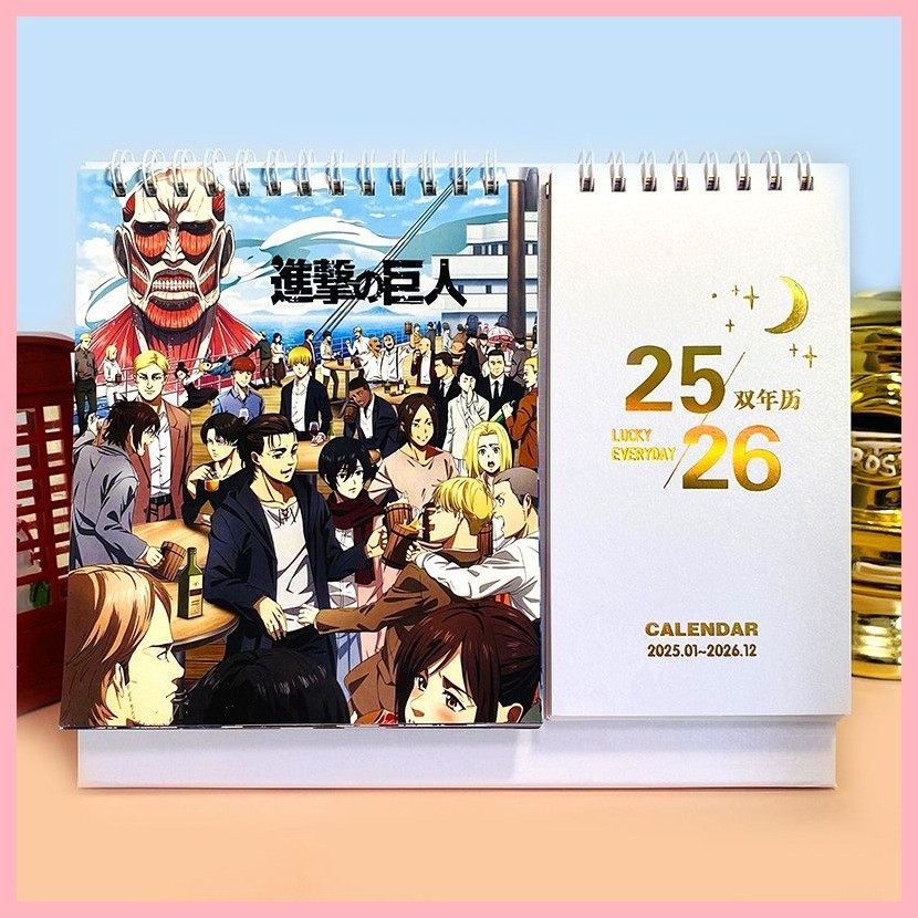 2025 Calendar Attack on Titan Eren Jaeger Carla Jaeger Mikasa ...