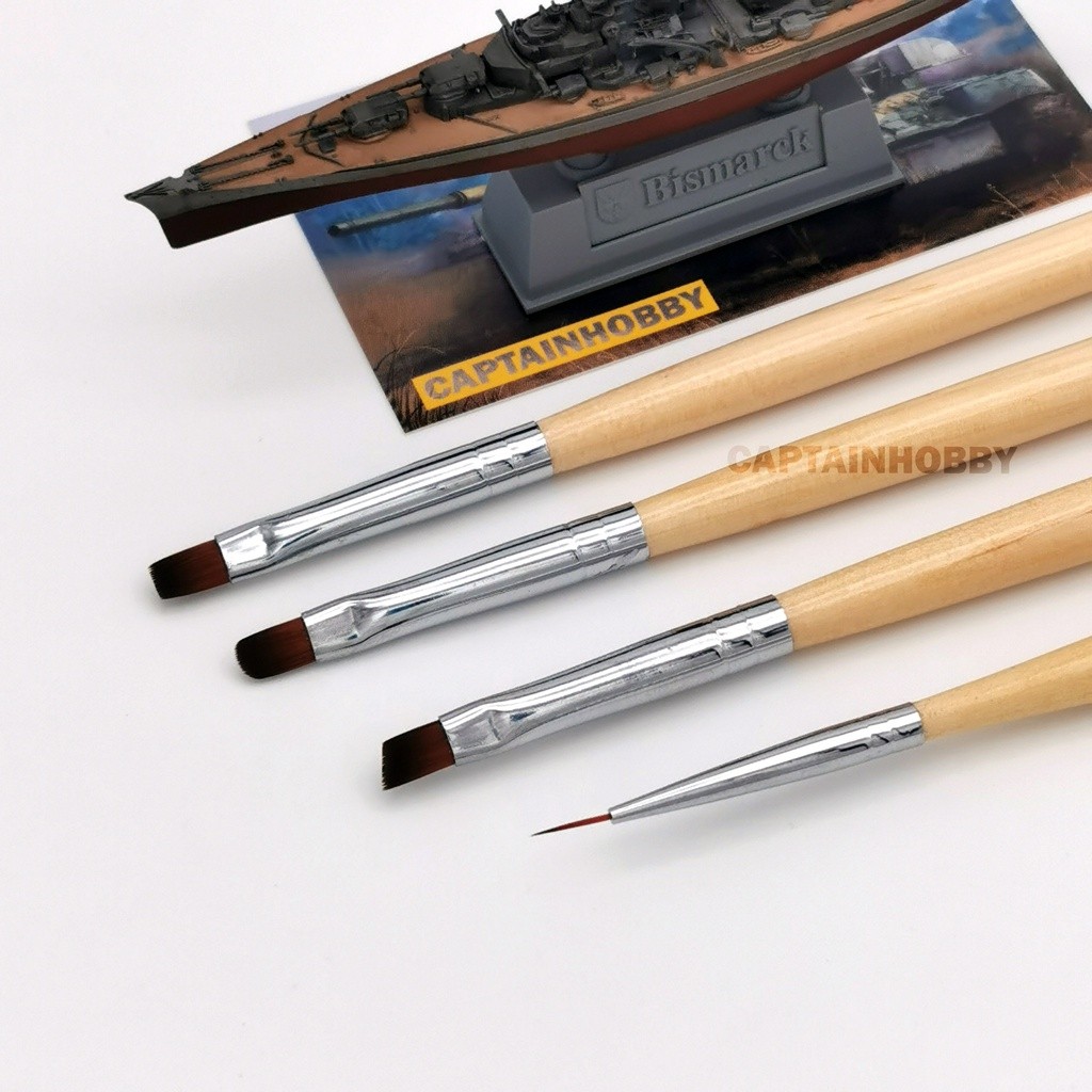Hobby Brush Set Include Drybrush, Standard Model Paint & Detail Fine ...