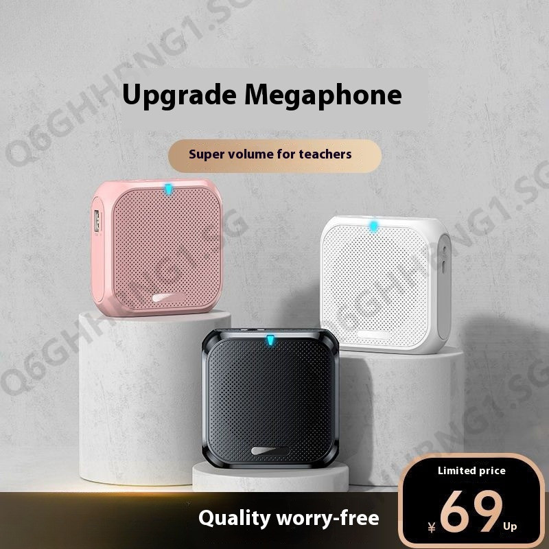K400 Voice Amplifier Mic & Speaker Mini Bluetooth Microphone Speaker ...