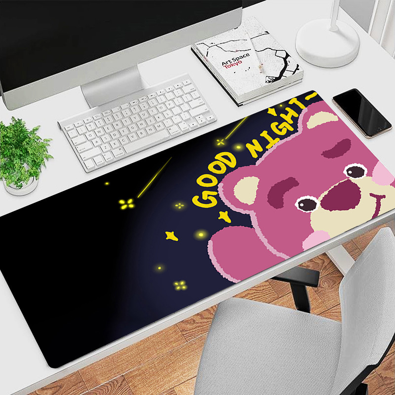 Strawberry Bear Lotso Pink Mouse Pad Office PC Cartoon Gaming ...