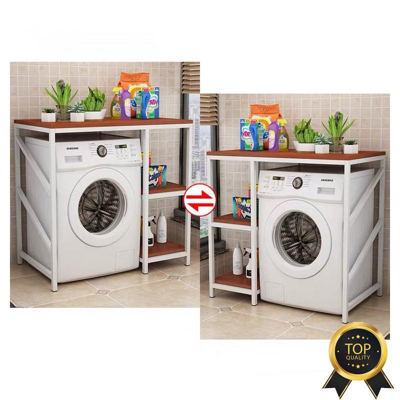 Dishwasher Washing Machine Double-layer Storage Rack Toilet Balcony ...