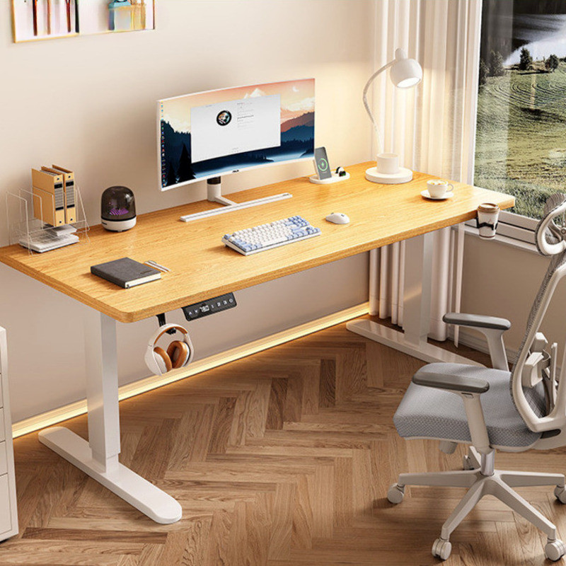 Adjustable Table New Solid Wood Electrician Lifting Table Home Office ...