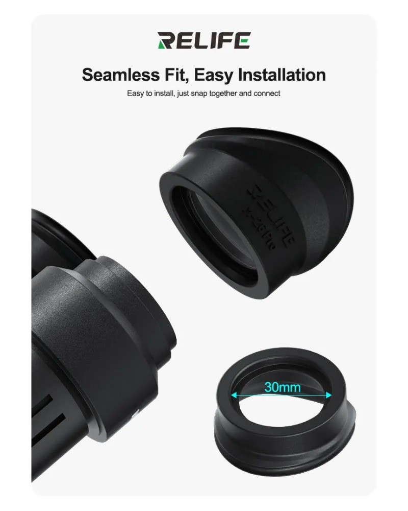 RELIFE M-26 Pro Microscope Eyecups, Anti-light Leakage and Anti-fatigue ...