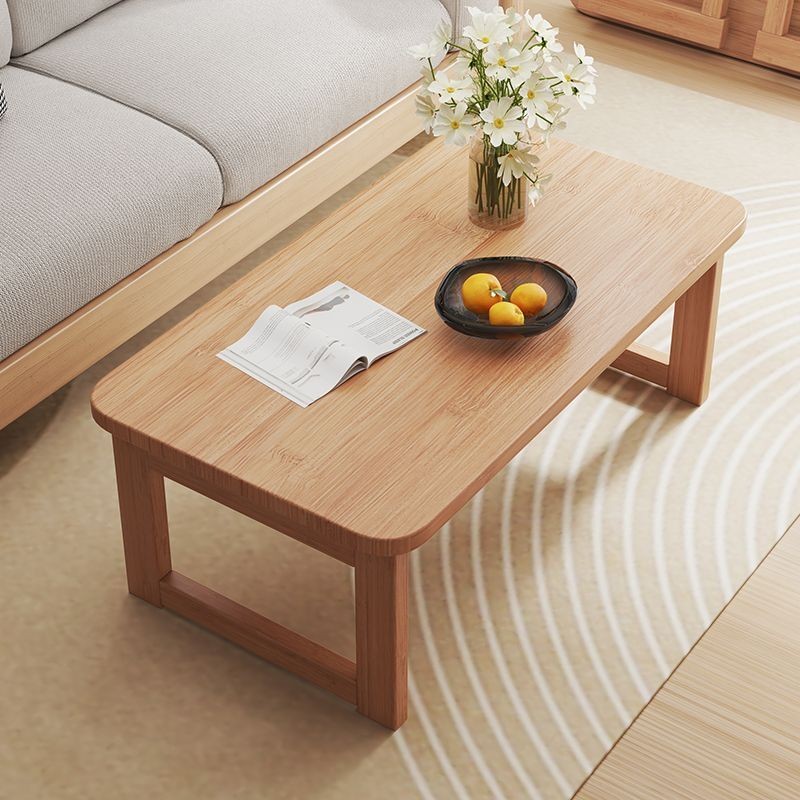 Foldable installation-free coffee table Solid Wood Tatami Tea Bedroom ...