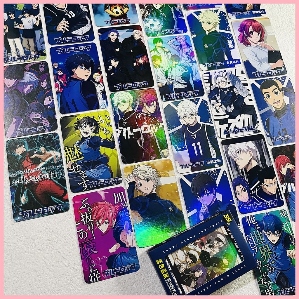 [GUYN] Lomo Card Blue Lock Isagi Blue Prison Starlight Laser Photocard ...