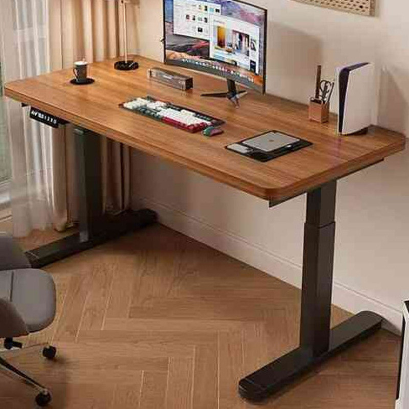 Electric lifting table, intelligent solid wood e-sports table, home ...