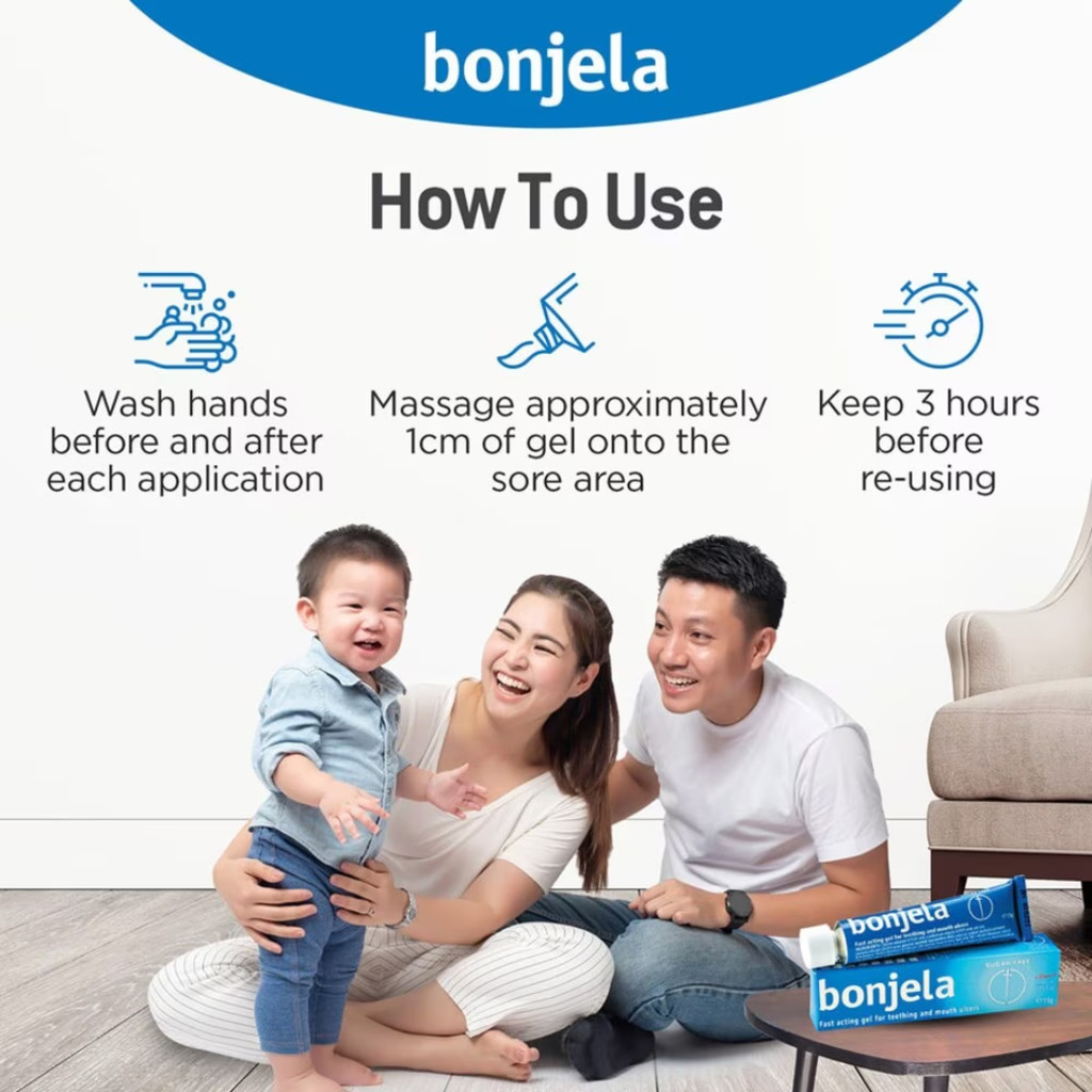 Bonjela Gel 15g for Teething & Mouth Ulcers | Shopee Singapore