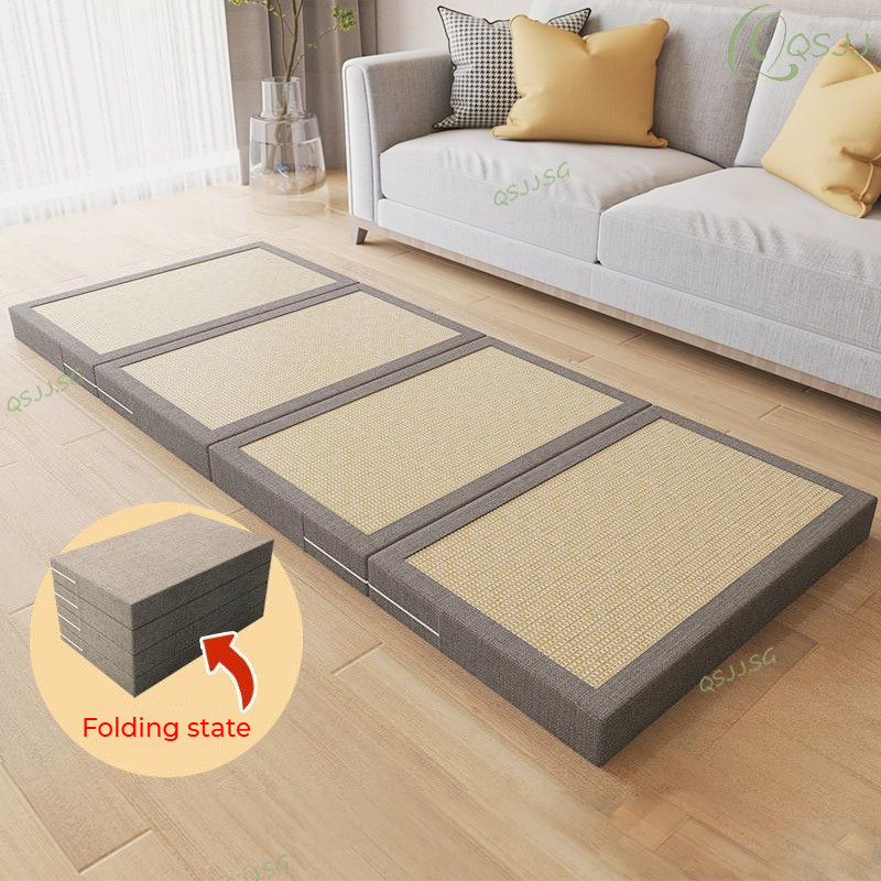 QSJJ Cooler Folding Tatami Mattress Coir Floor Mat Customized Mattress ...
