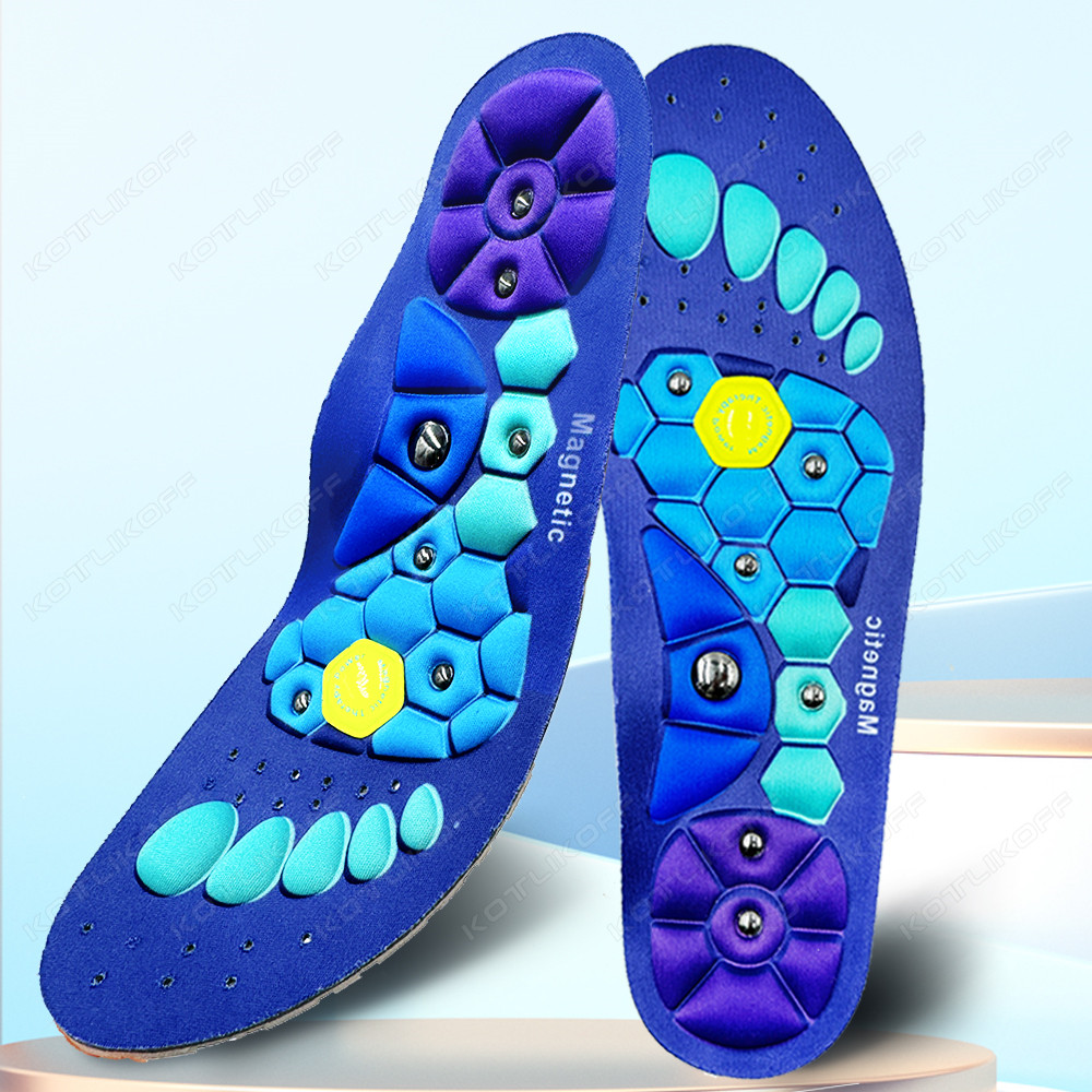 NEW Magnetic Therapy Foot Acupressure Insole Reflexology Pain Relief ...