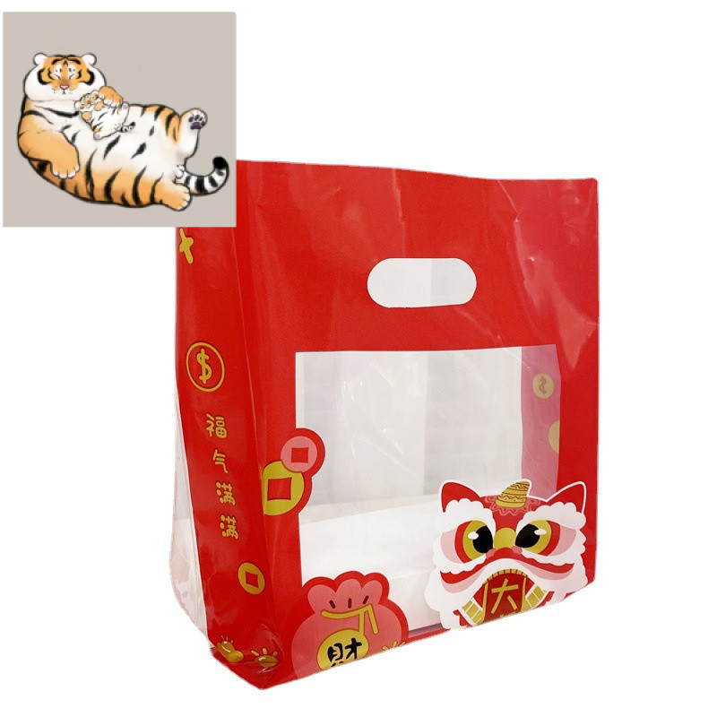 100pcs/CNY 2025 Chinese New Year Gift Bag/Year of the Snake Packaging ...