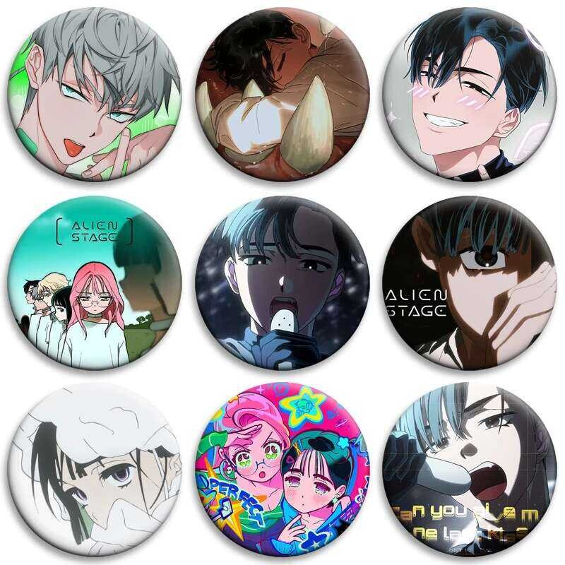 Alien Stage Soft Button Pins Hyuna Sua TILL IVAN Tinplate Brooches ...