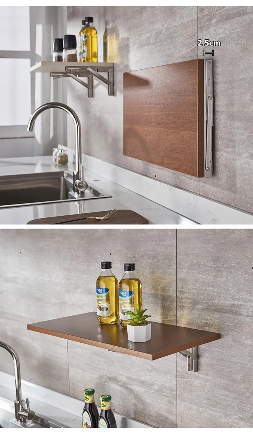 Triangle Stainless Steel Folding Bracket/Heavy Support Adjustable Wall ...