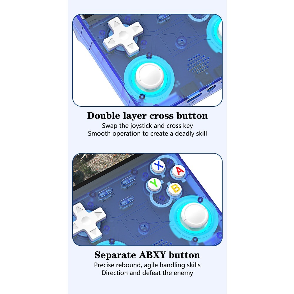 R36 Ultra Retro Handheld Game Console 4.0-inch Open-source Linux System ...