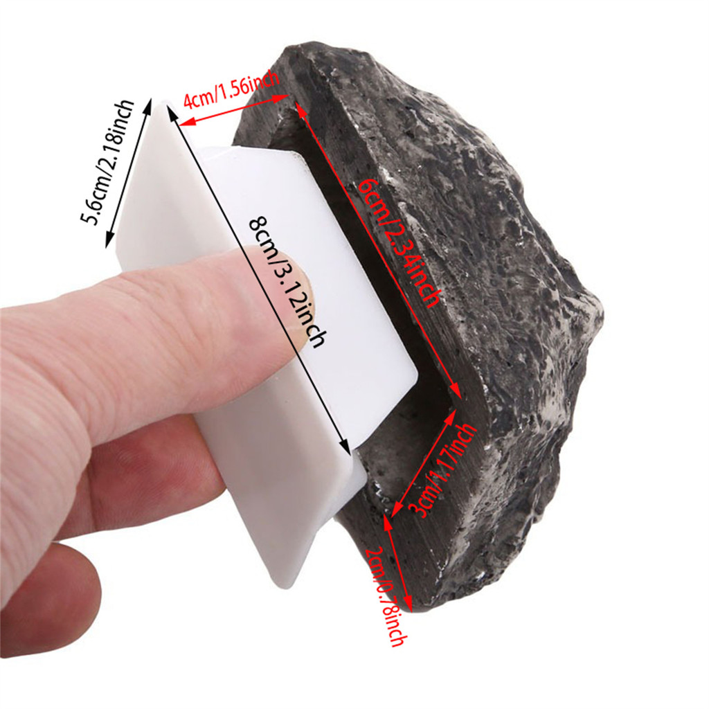 2026 Creative Fake Rock Stone Key Box Fake Stone Hide A Spare Key ...