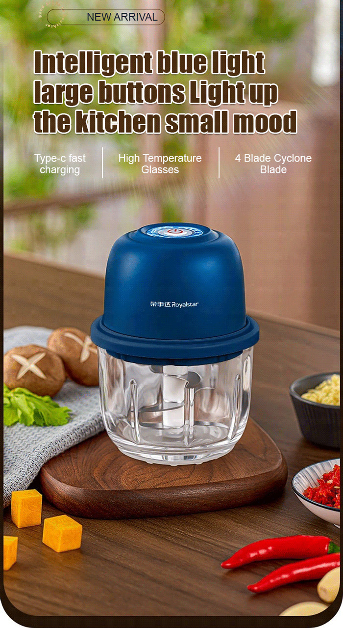 🔥Original🔥Electric Mini Whirlwind Wireless Grinder /Complementary Food ...