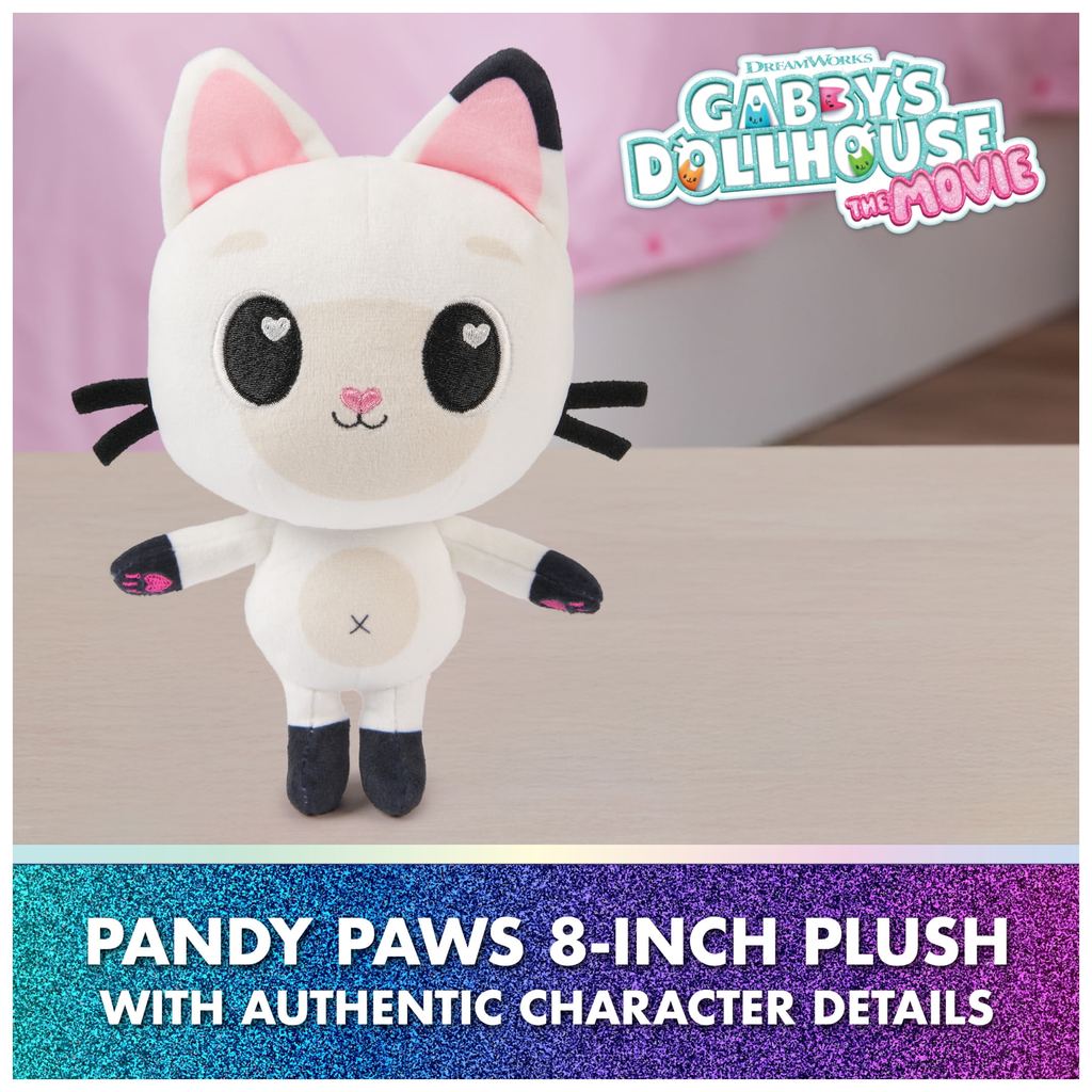 Gabby's Dollhouse The Movie Pandy Paws Plush Toy Stuffed Animal Ages 1 ...