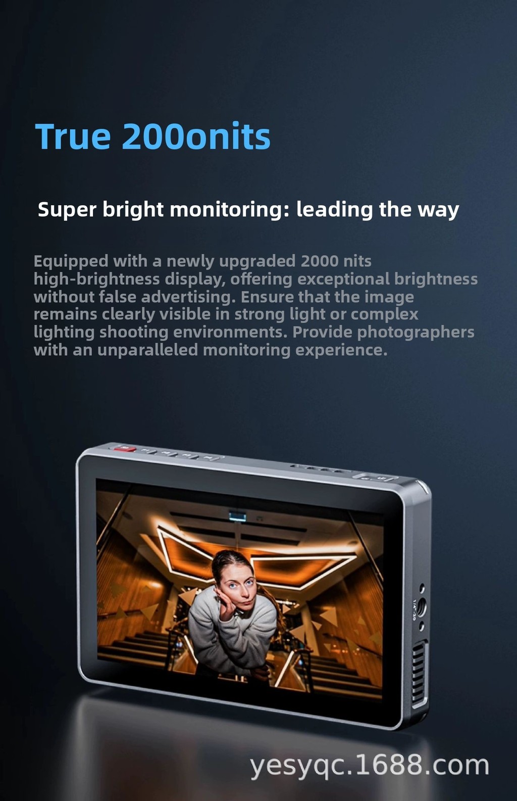 HD Monitor DC-X2/DC-X3 6 Inch 2000nit Profissional For Photography ...