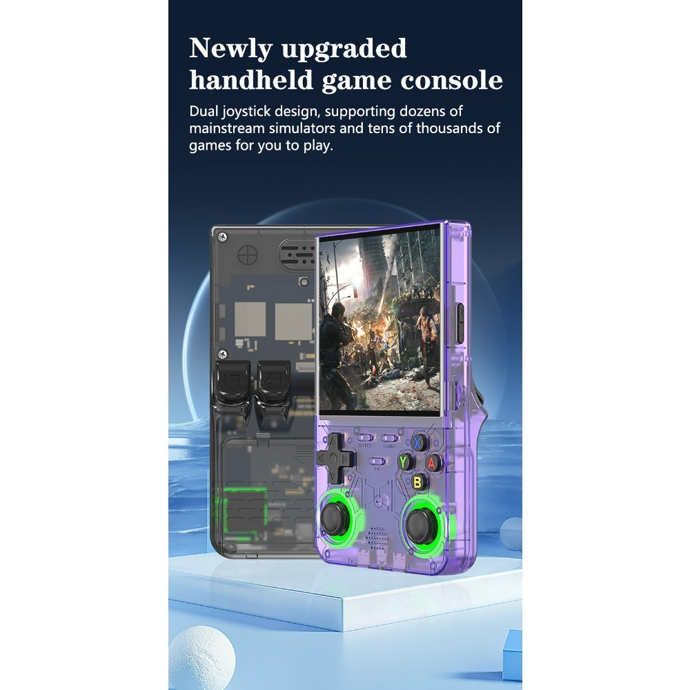 R36 Ultra Retro Handheld Game Console 4.0-inch Open-source Linux System ...