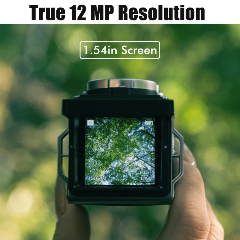 CHUZHAO Vintage Mini Digital Camera Autofocus 12MP, 1080P FHD Video ...