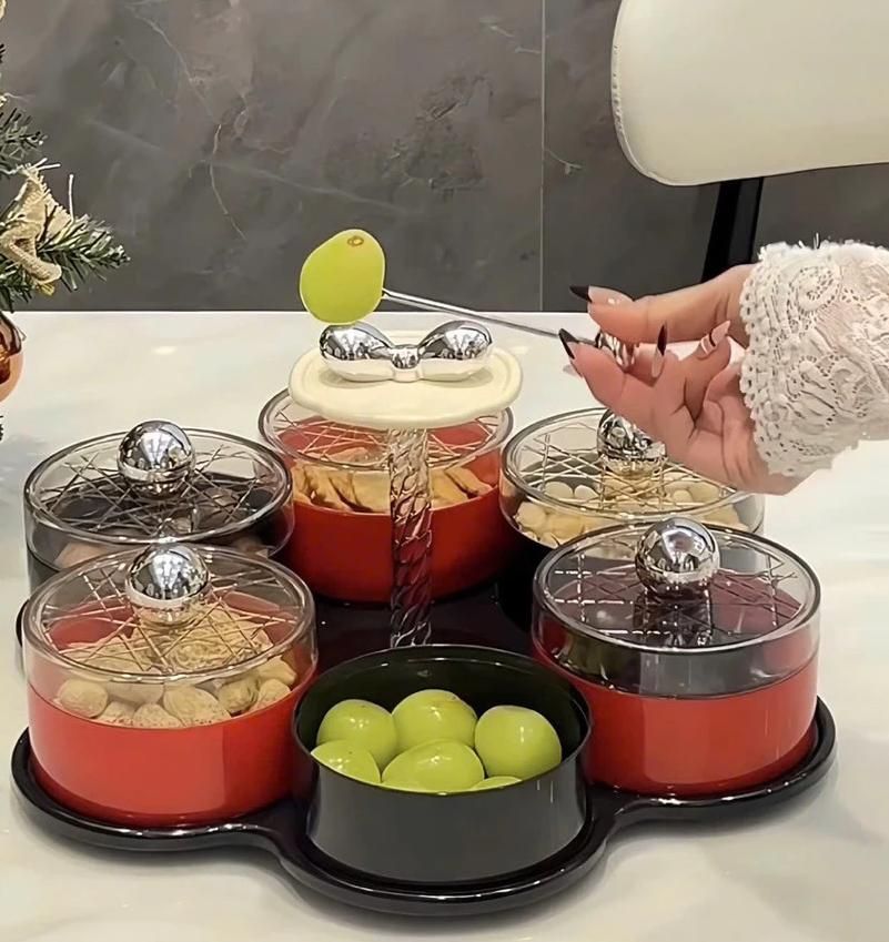 CNY Jam Tray (4-6 Cells) 360 Degree Rotating Luxury High Quality PP ...
