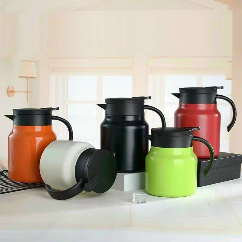 Thermal tea pot with 316 stainless steel tea strainer, 1 liter capacity ...