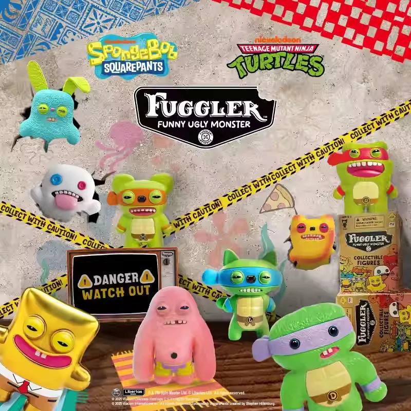 Fuggler KeyChain Blind Box 2 Ugly Teeth Monster Teenage Mutant Ninja ...