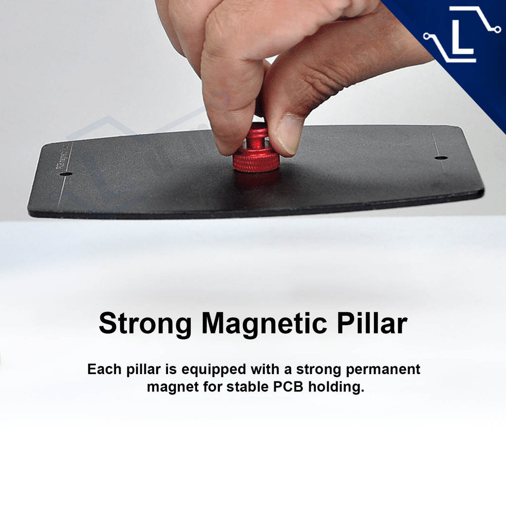 [Luminense] PCB Fixture TE076 Magnetic PCB Holder for mobile repair PCB ...