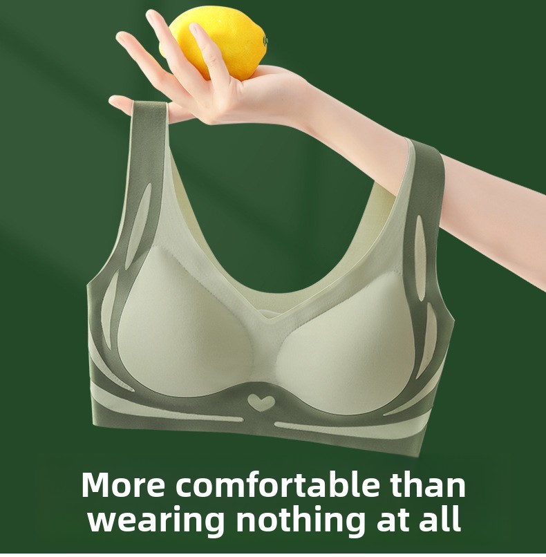Lifting and Gathering Wireless Bra Without Steel Rings, Anti-Sagging ...