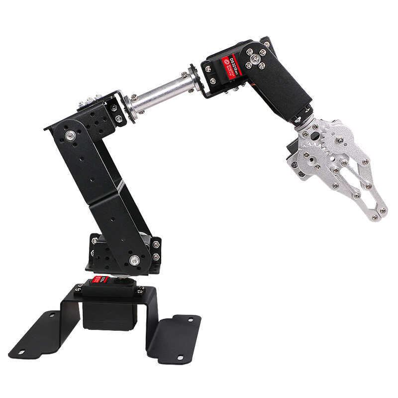 6 Freedom Degree Robotic Arm Steering Gear Robot Hand Claw Smart Car ...