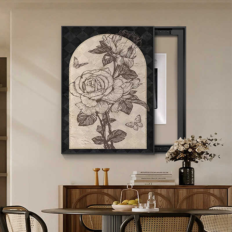Medieval Style Electric Meter Box Decorative Paintings Melamine French ...