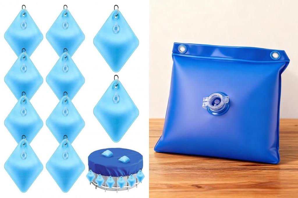 Heavy-duty Water Bags for Pool Covers Pool Cover Hanging Bag Leakproof ...