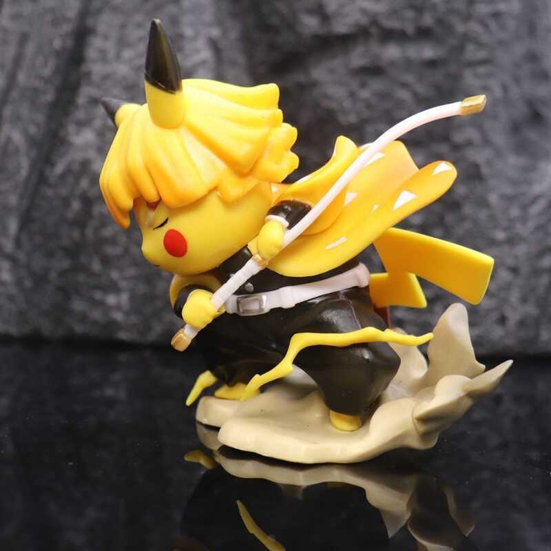 Cartoon Cartoon Anime Pikachu COS Demon Slayer Blade My Wife Zenitsu ...