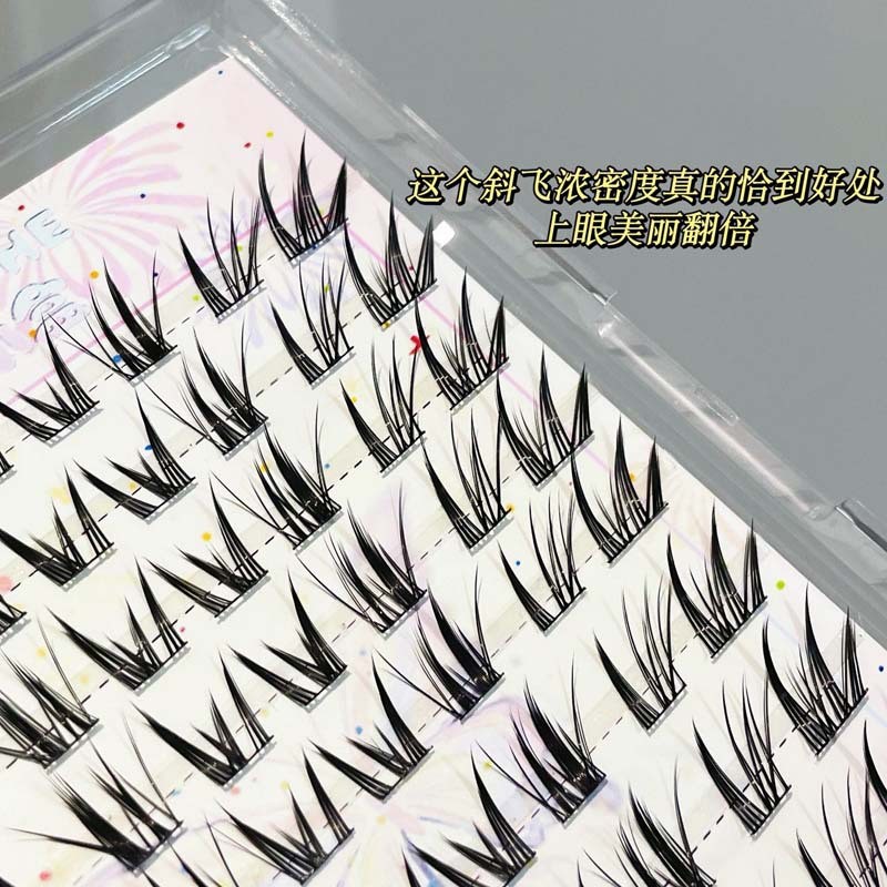 MANGA FOX WING LASHES | High-Density Cat-Eye Clusters for Internet ...