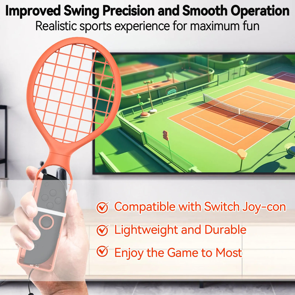 Nintendo Switch 2 Tennis Racket Joy-con Controller - NS2 DOBE | Shopee ...
