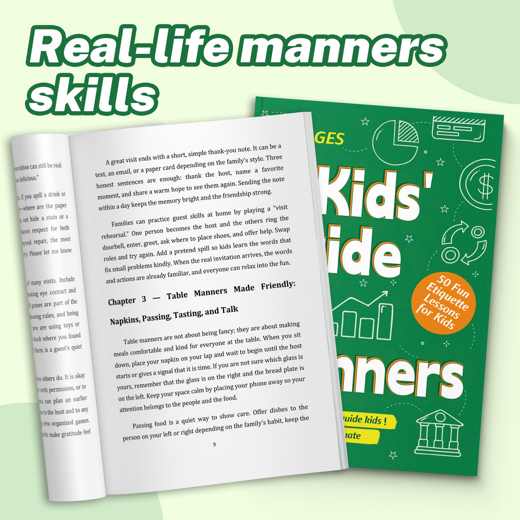 A Kids’ Guide to Manners — Social Skills & Etiquette for Ages 7–14｜50 ...