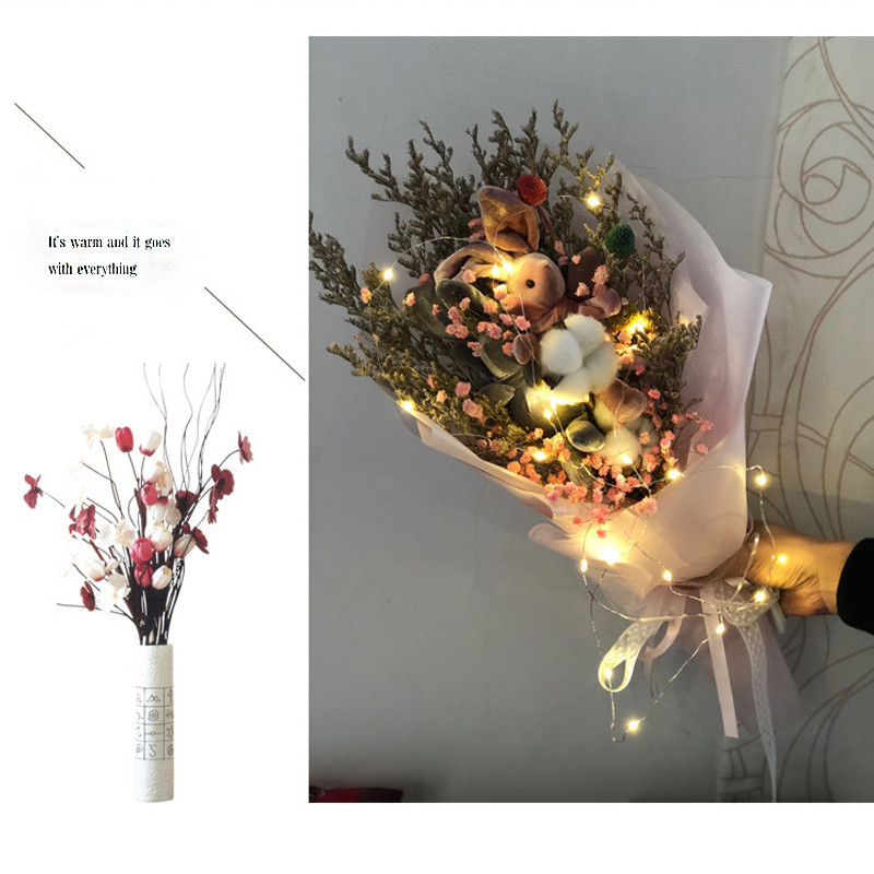 Copper Wire String Fairy Lights Mini LED Christmas Light for Wedding ...