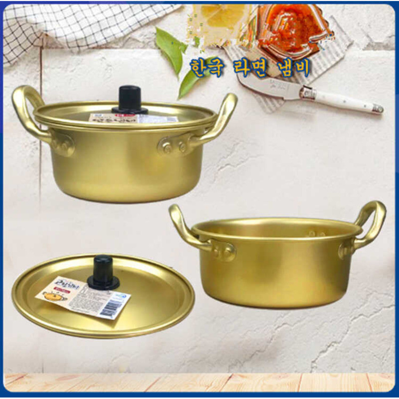 Korean Style Induction Cooker Aluminum Oxide Ramen Instant Noodle Pot ...