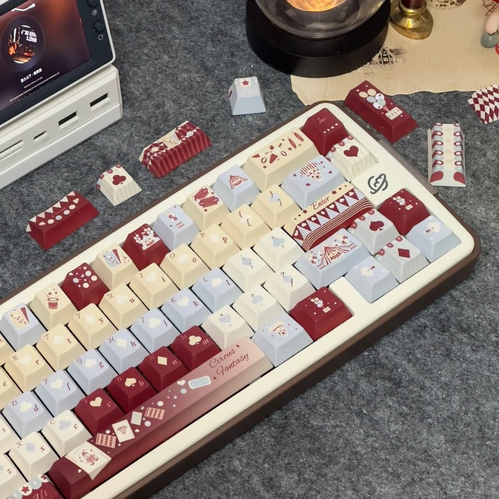Fantasy Night Circus Keycaps 130 Keys Cherry / SO Profile PBT Dye ...