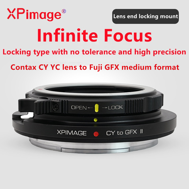 XPimage CY-GFX Locking Adapter Zeiss Contax Yasica YC Lens to Fujifilm ...