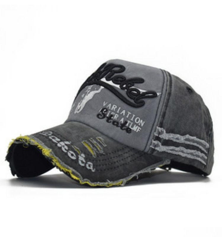 Hat Trick High-End Pure Cotton Washed Coating Baseball Bull Head ...