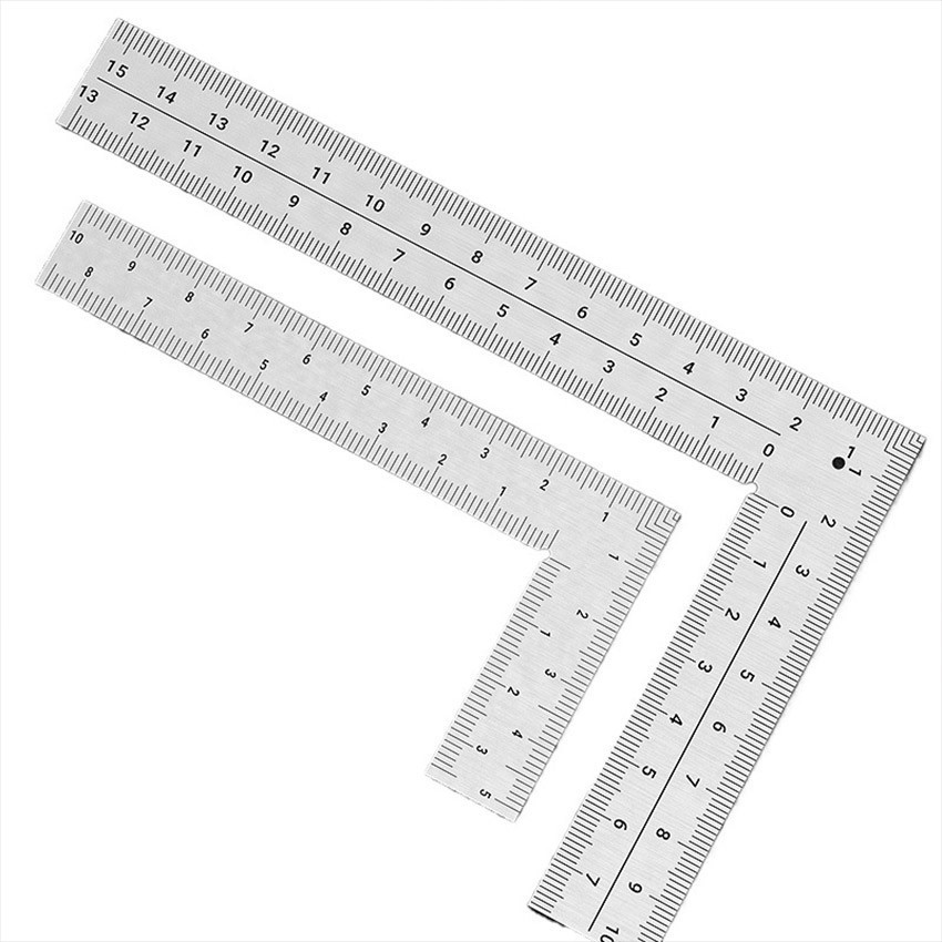 Mini Right Angle Ruler Measuring Layout Tool Stainless Steel 90 Turning ...