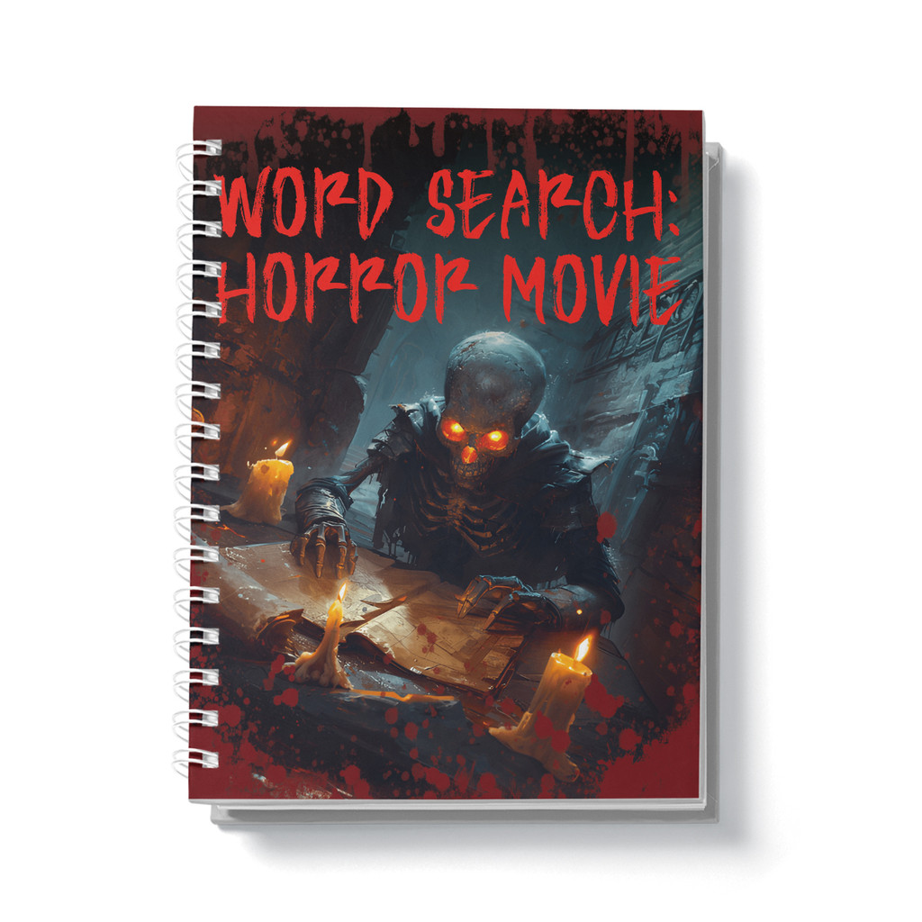 Word Search: Horror Movie — Scary Puzzles for Adults & Teens | Spiral ...